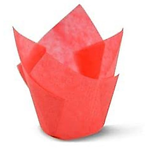 Leqi Baking Cups 150 Count Natural Cupcake Muffin Paper Liners Grease-Proof Wrappers for Wedding Birthday Christmas Party Baby Shower Anniversaries All Festivals (Red)