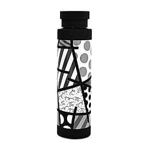 BRITTO Romero 25oz Insulated Water Bottle, Stainless Steel, Black Landscape - Black'