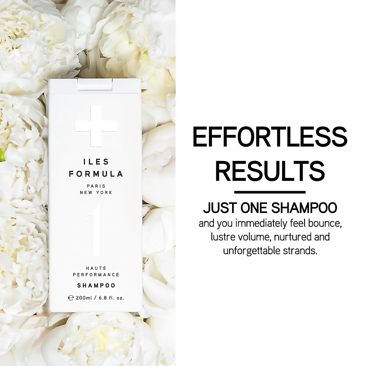 ILES FORMULA Haute Performance Sulfate Free Shampoo - Deep Cleanse, Volumize and Detangle + Stops Hair Breakage, Color & Extension Safe - For All Ages & Hair Types, 6.8 Fl Oz (200 ML)