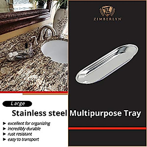 Stainless Steel Multipurpose Tray - Large_Silver
