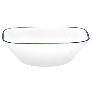 Corelle Square Vitrelle 22-Ounce Soup/Cereal Bowl, Cocoa Blossom