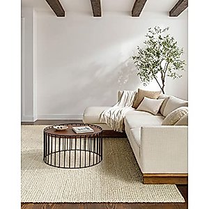 SURYA Becki Owens x Calla Jute Area Rug, 2'2" x 3'9", Beige