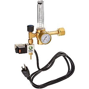 Titan Controls CO₂ Regulator - Compatible with Titan Controls CO₂ Controllers and Other CO₂ Controllers, For Gardens