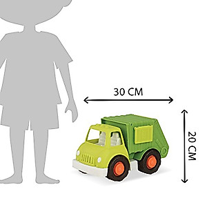 Battat Wonder Wheels Recycling Truck – Toy Garbage Truck – 3 Compartments for Waste Management – Toy Vehicle for Toddlers – Recyclable – 1 Year Old + (VE1003Z)