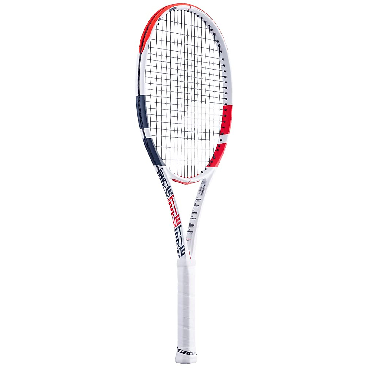 Babolat Pure Strike 18/20 Tennis Racquet Racquet - Strung with 16g White Babolat Syn Gut at Mid-Range Tension (4 3/8" Grip)