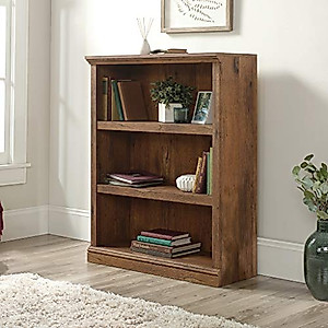 Sauder Miscellaneous Bookcase, L: 35.28" x W: 13.23" x H: 43.78", Vintage Oak finish