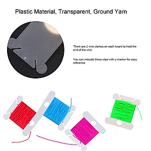 Stitch Winding Board Kit Plastic Accessories Embroidery Boxed Set Embroidery Thread Plate Thread Winder Thread Management Board Remaining Thread Tools Sewing Winders