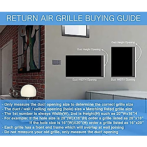 White Steel Baseboard Return Grill with 7/8" Turn Back (24" x 6")
