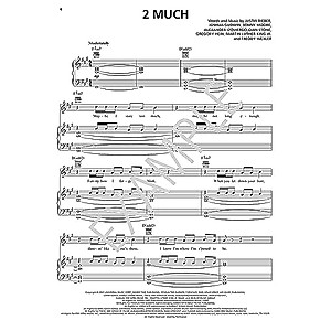 Justin Bieber - Justice: Piano/Vocal/Guitar Songbook (Hal Leonard)