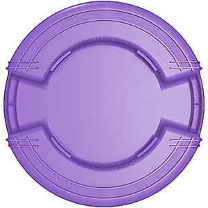 Carlisle FoodService Products Bronco Purple 32 Gallon Round Waste Bin Trash Container - 84103289 - Pack of 4