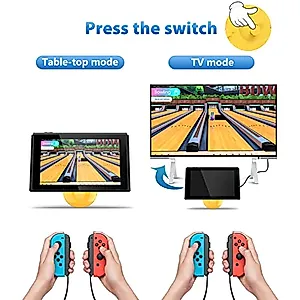 Switch Docking Station for Nintendo Switch/Switch OLED, Antank Switch Dock Replacement for Official Charging Dock,with 4K HDMI TV Adapter Portable 2 USB 3.0 Port,Nintendo Switch Docks Accessories