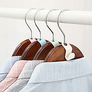 KiGesYo 48Pcs Clothes Hanger Connector Hooks, Cascading Hanger Hooks Extender Clips Connection Hooks for Heavy Duty Space Saving Outfit Hangers or Clothes Closet (White)
