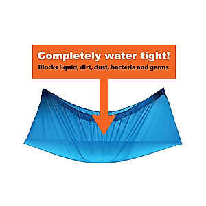 ProtectX Disposable Shoe & Boot Covers, XL Extra Large, 100-pack (50 pairs), Waterproof, Slip Resistant, Durable CPE plastic, Fits up to Men’s 14 US Size and All Women’s US Size Shoes