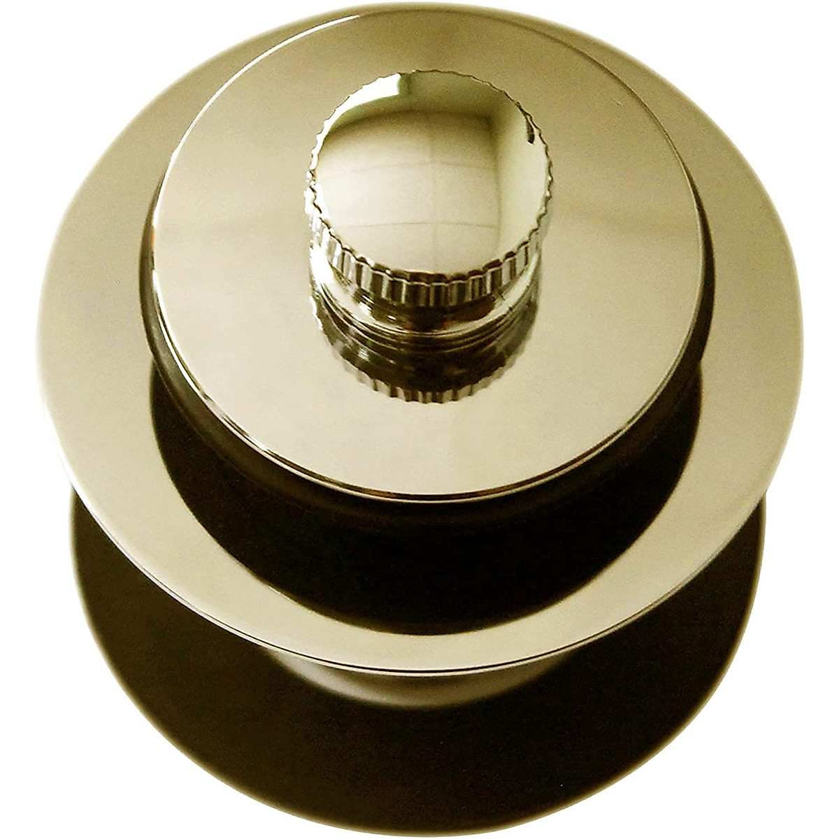 Westbrass Twist & Close Sch. 40 ABS Plumber's Pack with Two-Hole Elbow, Polished Brass, D544-01