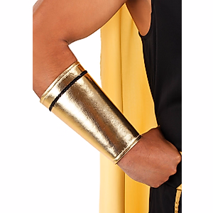 Dreamgirl Adult King Tut Costume, Mens Ancient Egyptian Pharaoh, Fashion King of Egypt Halloween Costume Medium