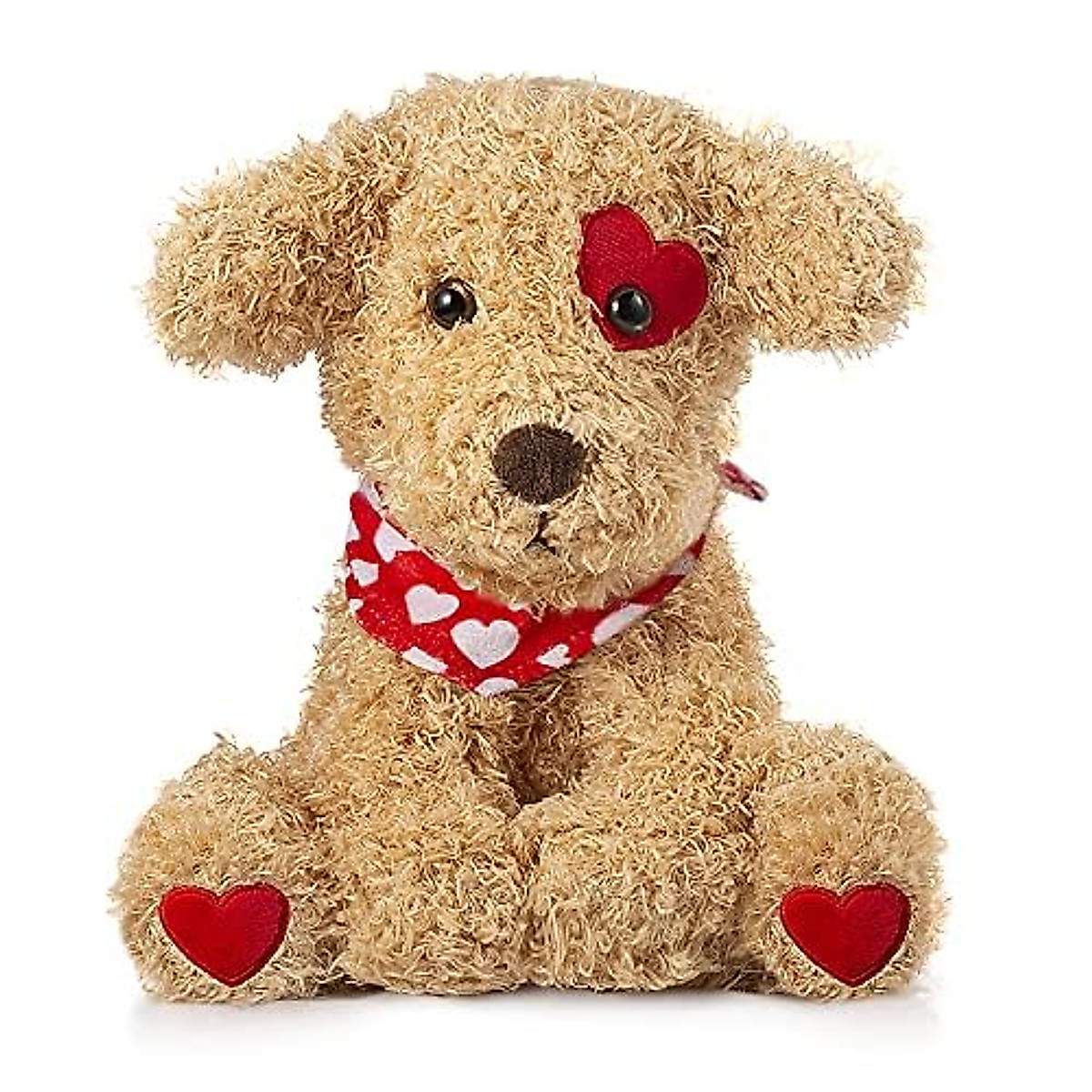 10" Valentine's Day Valentines Gift for Children Kids, Girlfriend, Boyfriend, Plush Stuffed Animal (One Pack Puppy)