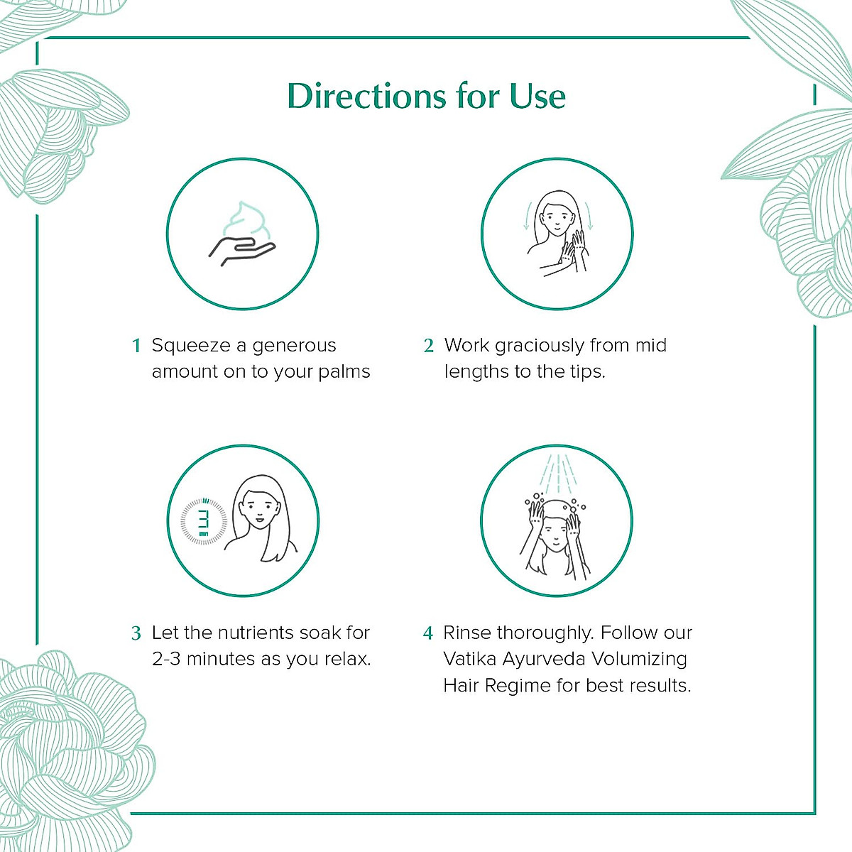 Vatika Ayurveda Volumizing Conditioner, 400ml - For Fine Hair, Contains Amla and Shikakai, Nourishes Scalp, Adds Volume and Shine