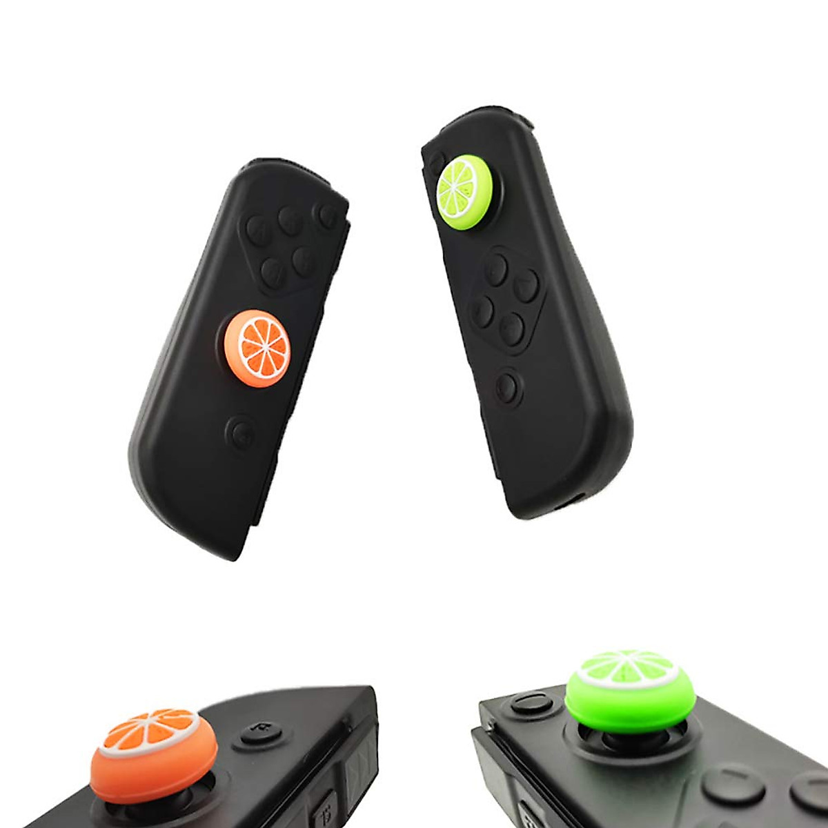 8pcs Handle Button Cap Joystick Grip Button Cover Joystick Caps for Joystick Cover Joystick Grip Button Cap Thumb Stick Cap Joystick Thumb Grip Joystick Protective Caps