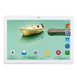 10 Inch Tablet 1080p Full HD Tablet, Powerful Octa Core Processor CPU, Dual SIM Dual Standby Call Tablet, 2GB 32GB, HD Dual Camera, IPS HD Large Screen, Big Battery Life (US Plug)