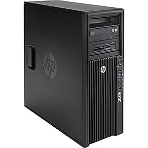 HP Z420 Workstation E5-1620 V2 Quad Core 3.7Ghz 8GB 500GB Dual DVI Win 10 (Renewed)