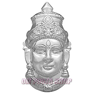 Om Pooja Shop Goddess Mahalakshmi Mukhavada (Face) (6 inches) for Pooja, Decoration & Gift …