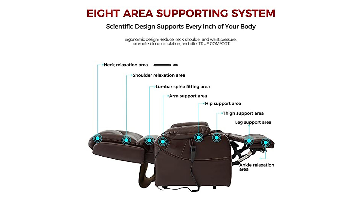 Irene House Ollie Power Lift Recliner for Elderly & Relaxation