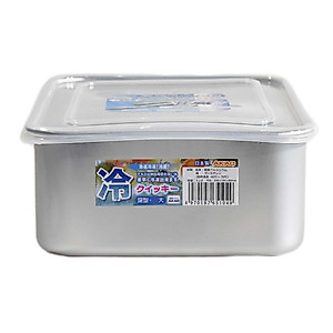アカオアルミ Akao Aluminum Quickie Deep Large Aluminum Alloy (Anodized), Lid (Polyethylene) Japan AKI02001