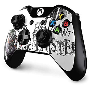 Skinit Decal Gaming Skin compatible with Xbox One Controller - Officially Licensed Warner Bros Brilliantly Twisted - The Joker Design