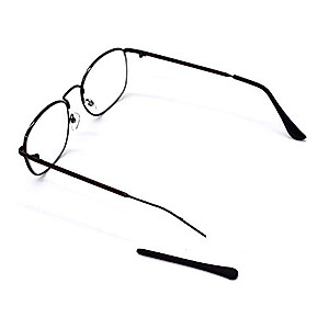 yiwoo 15 Pairs Silicone Eyeglass End Tips Ear Sock Pieces Tube Replacement for Thin Metal Eyeglass Legs(5 Colors)