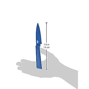 Kuhn Rikon "Colori+" Serrated Bulk Paring Knife, Blue