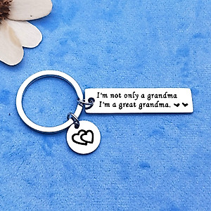 Great Grandma Gift Keychain First Time Great Grandma Gifts Mothers Day Baby Shower Party Gift Promoted to Great Grandmother Jewelry Great Grandparents Baby Announcement Gift Great Grandma to Be Gift