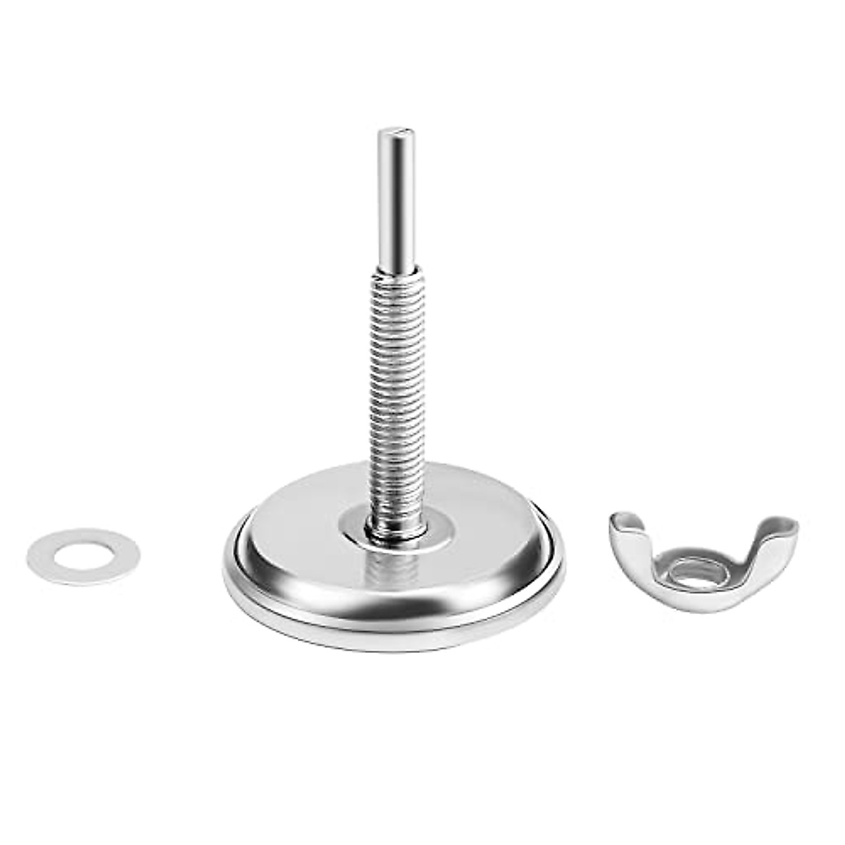 DOZYANT BBQ Charcoal Grill Smoker Temperature Gauge Pit Barbecue Thermometer Fahrenheit and Heat Indicator for Meat Cooking Port Lamb Beef, Stainless Steel Temp Gauge