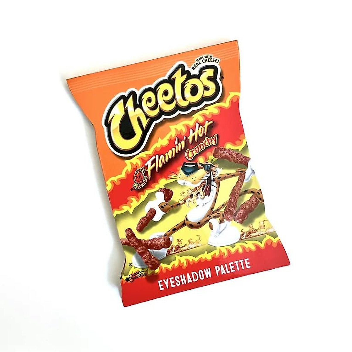 eyeshadow palette Chee-TOS 12 Fun Orange Yellow Red Shades Eyeshadow Palette Junk Food Themed