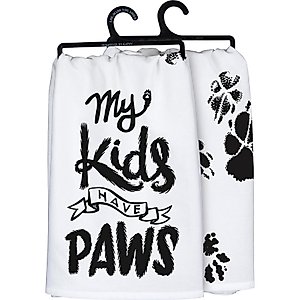 Primitives by Kathy Decorative Kitchen Towel - My Kids Have Paws