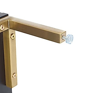 Crosley Furniture Juno Record Storage Cube Bookcase, Black