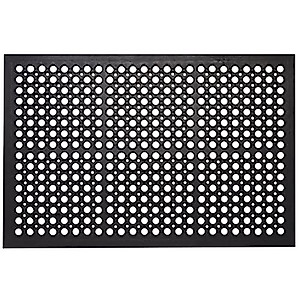 Envelor Anti Fatigue Rubber Floor Mat Restaurant Kitchen Drainage Mat Door Mats Durable Non-Slip Bar / Utility Mat Indoor Outdoor Wet Area 24" x 36"