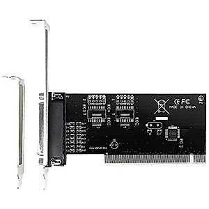 GODSHARK PCI to DB25 LPT Parallel Port Expansion Card with Low Profile Bracket, PCI Parallel Port Converter Adapter Controller for Desktop PC Printer