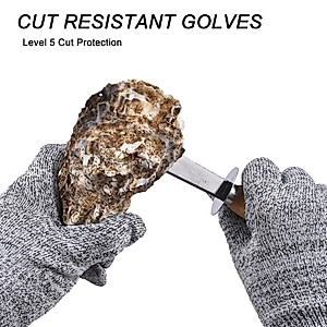 HILAZA Oyster Shucker Machine, Oyster Clam Shucking Tool Set Comercial Oyster Opener Kit