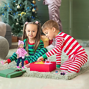 UZIDBTO American Doll Clothes and Accessories for 18 Inch Doll includes Pretend Makeup Kit Stuff Girls Gift（doll not including）