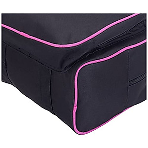 Janome 002DERBYTOTEBLK Small Sewing Machines Tote Bag, Canvas, for 1/2 and 3/4 size machines,black canvas