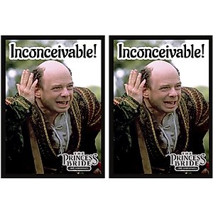 100 Legion Supplies Princess Bride Inconceivable Deck Protector Sleeves