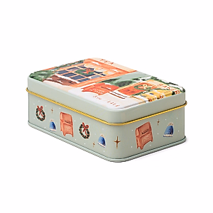 Paddywax Holiday Candles Small 2-Wick Scented Soy Wax Candle in Tin, 5-Ounce, Sweet Orange + Fir