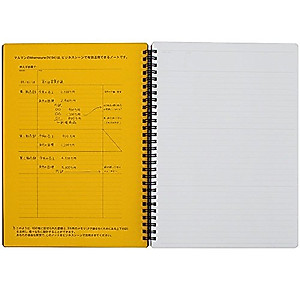 Maruman Mnemosyne Special Memo Notepad - B5 (6.9" X 9.8") - 7 mm Rule Divisions - 30 Lines X 80 Sheets (Pack of 2)