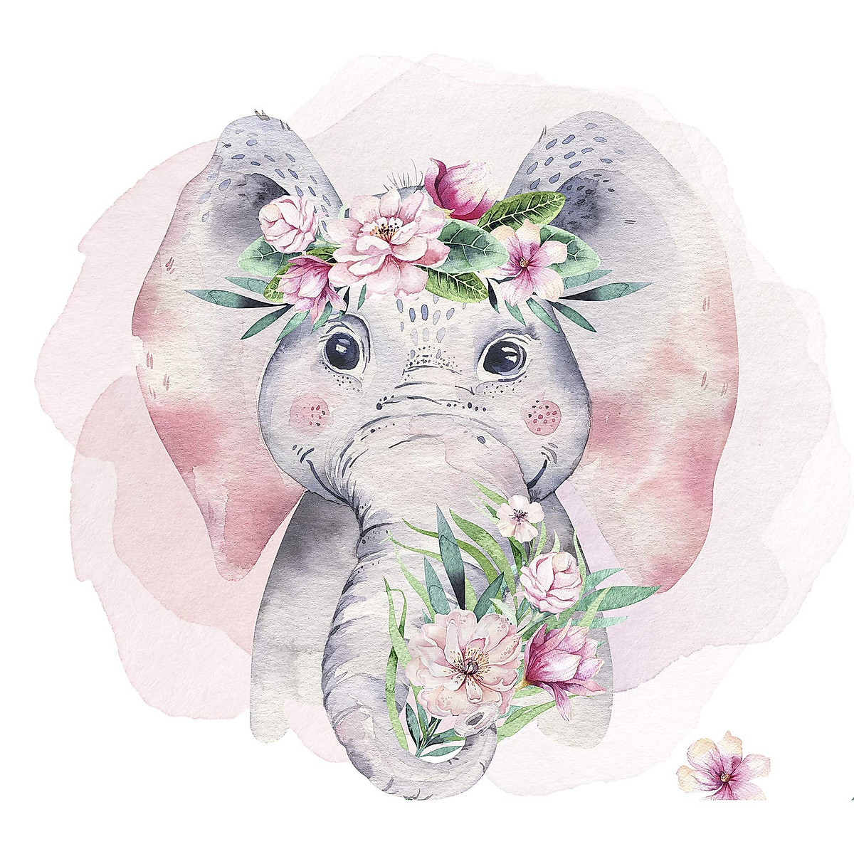 Grandma to Be Baby Shower Pin for nona to wear, Elephant Purple, It's a Girl Baby Sprinkle