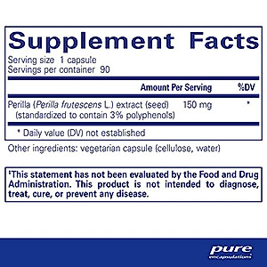 Pure Encapsulations Perilla Extract | Support for Healthy Modulation of Th2 Cytokines and Mucosal Health* | 90 Capsules