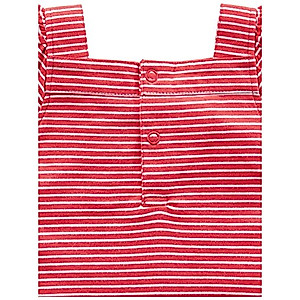 Simple Joys by Carter's Baby Girls' 4-Piece Playwear Set, Navy/Red, Dots/Stripe/Bird, 18 Months