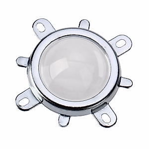 Chanzon LED Lens Optical Glass (44mm 60degree) + 50mm Reflector Collimator Houseing + Fixed Bracket with Holder For 20W 30W 50W 80W 100W High Power Light SMD COB Chips Focus 20 50 100 W Watt 60 degree