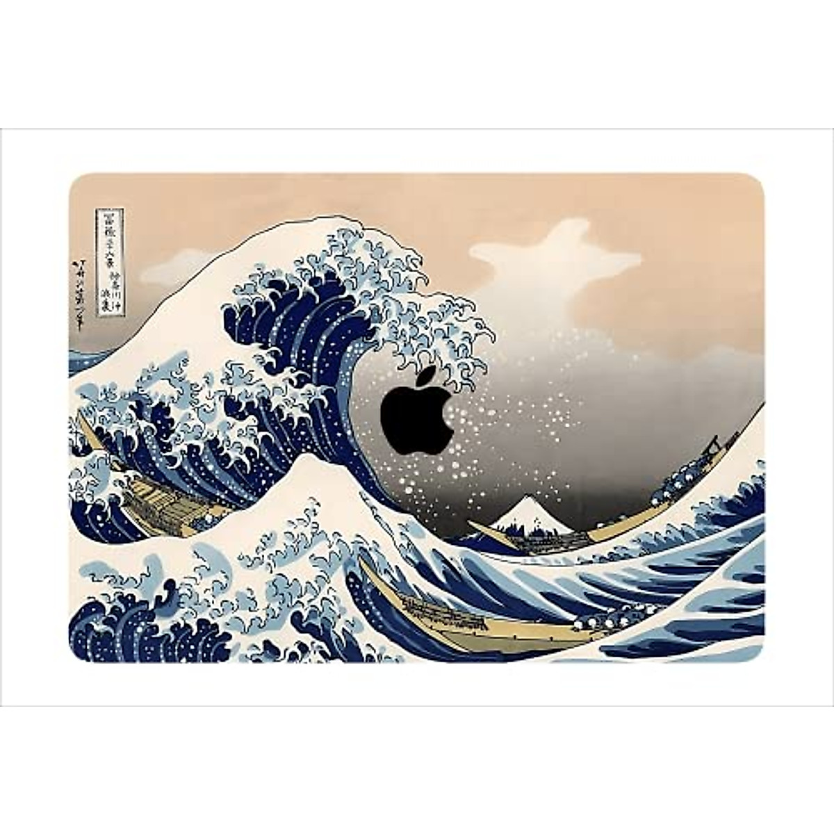 Nekoty Textured Laptop Skins compatible with MacBooks Pro 16" 14" 13" Air 13" 2019-2022 - Great Waves