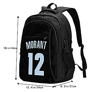 #12 Morant Backpack Laptop Travel Backpack Book Bag For Men Women