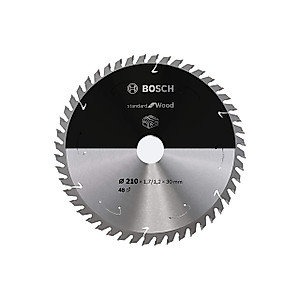 Bosch Professional Circular Saw Blade Standard (for Wood, 210 x 30 x 1.7 mm, 48 teeth; Accessories: Cordless Circular Saw)
